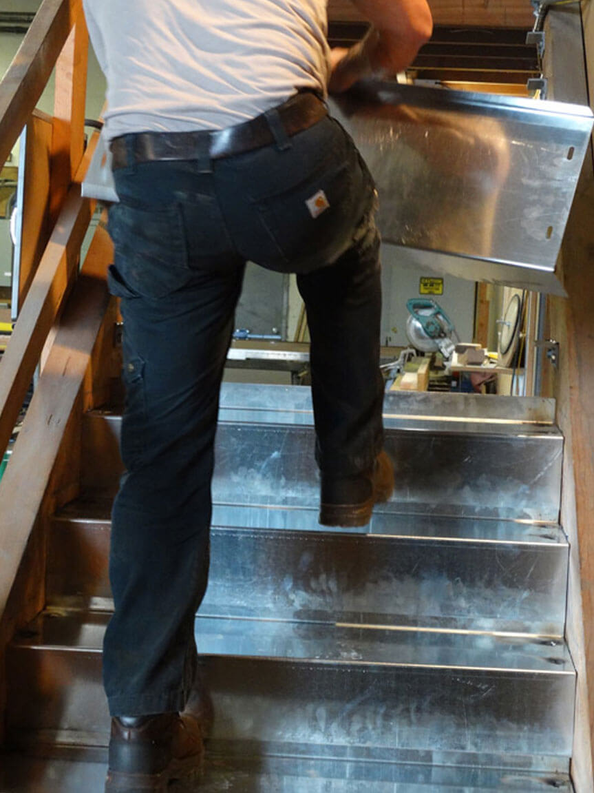 Metal Stair Pans - National Stair Products