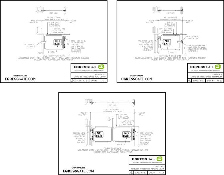 Egress Gates - National Stair Products