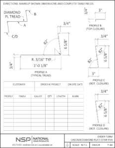 Metal Stair Treads and Stair Pans | Steel Stair Steps - National Stair ...